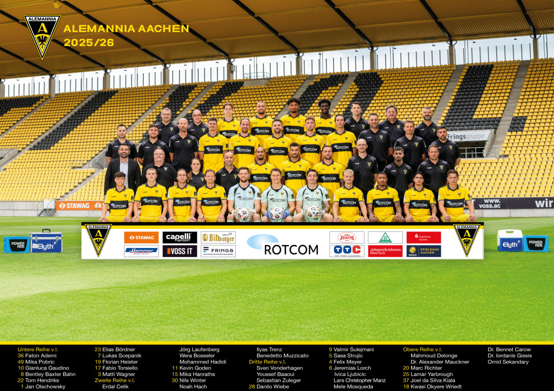 Mannschaft & Trainer | Profis | Alemannia Aachen